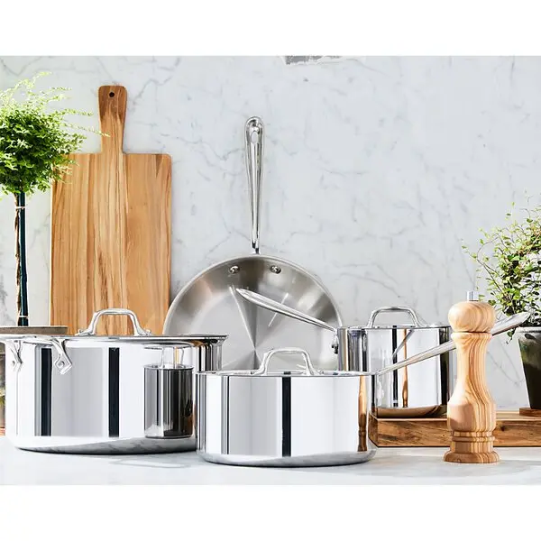 ALL-CLAD D3 Steel 7-piece Cookware Set Exclusive - Stainless