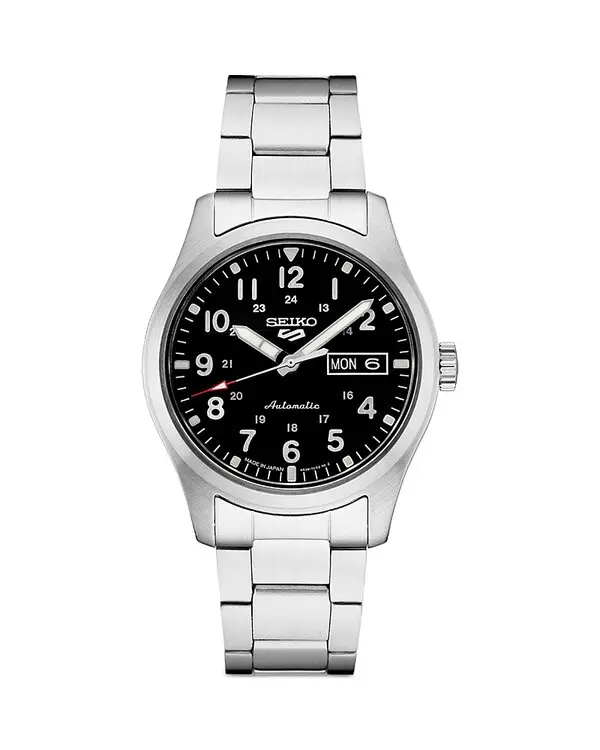 SEIKO 5 Sports 42.5mm Watch - Black/silver