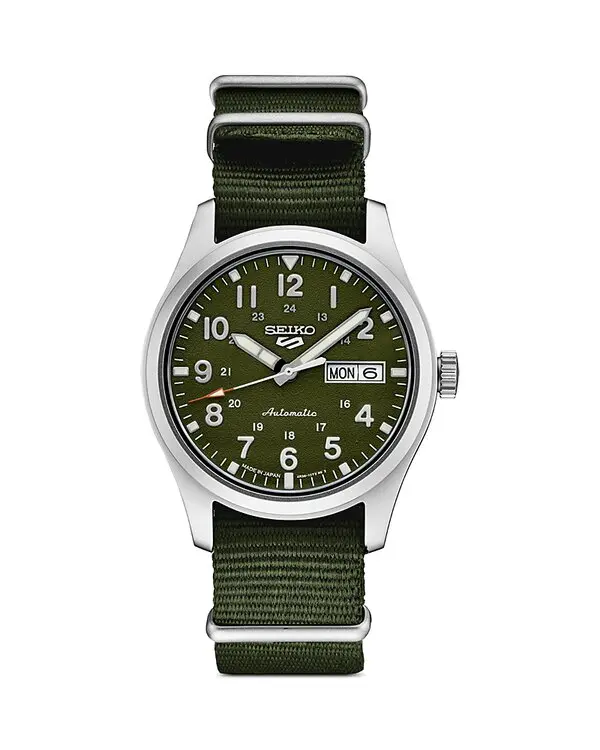 SEIKO 5 Sports 39.4mm Watch - Green/green
