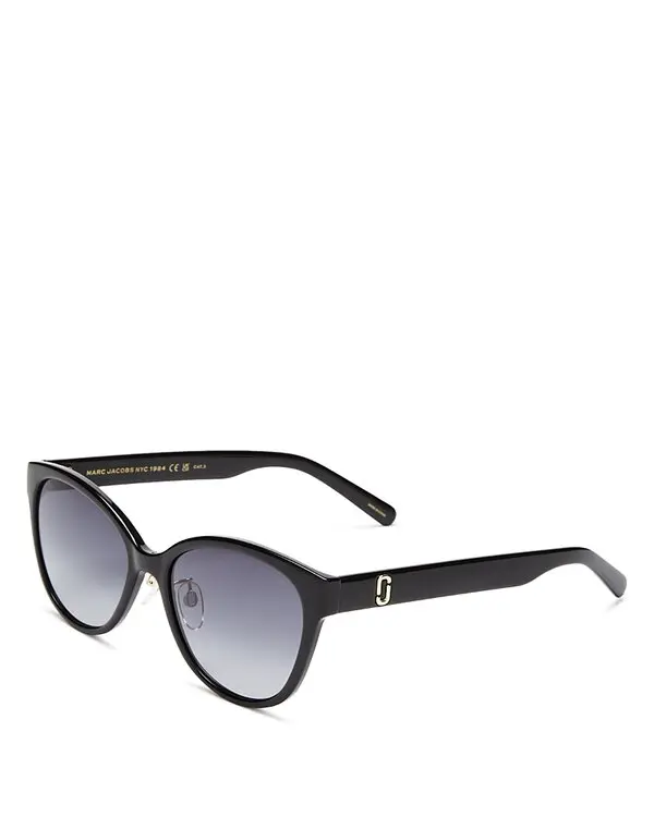 Marc Jacobs Round Sunglasses - Black/gray Gradient