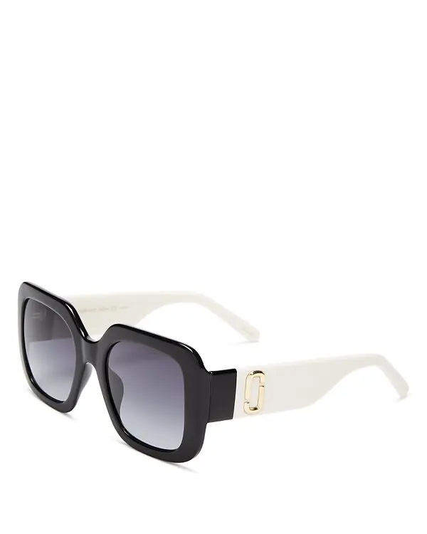Marc Jacobs Square Sunglasses - Black/gray Gradient
