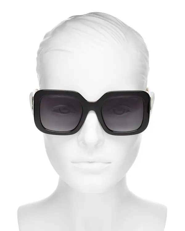 Marc Jacobs Square Sunglasses - Black/gray Gradient