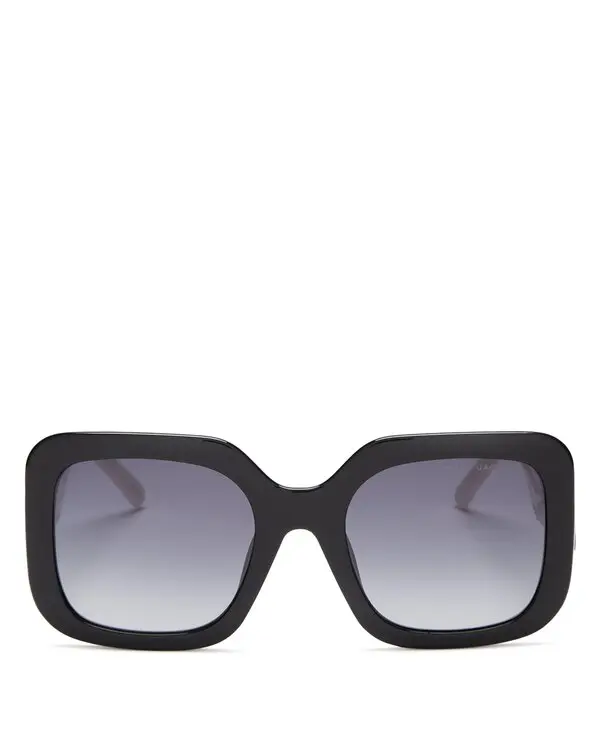 Marc Jacobs Square Sunglasses - Black/gray Gradient