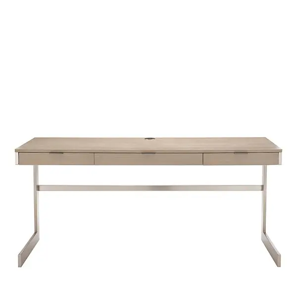 BERNHARDT Axiom Desk - Silver/gray