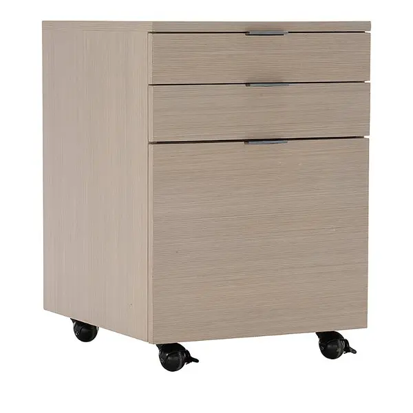 BERNHARDT Axiom Rolling File Cabinet - Silver/gray