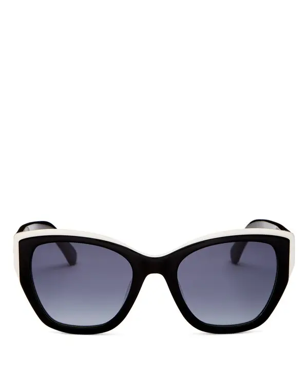Kate Spade New York Yolanda Square Sunglasses - Black/gray Gradient