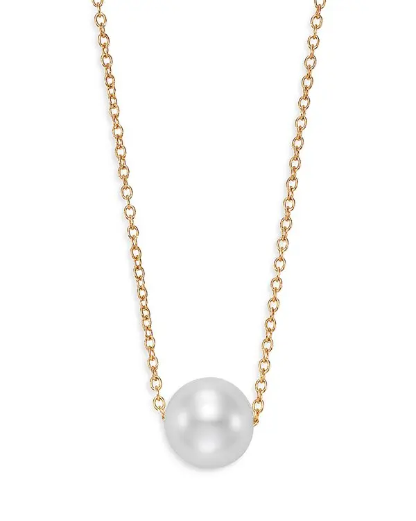 Bloomingdale'S Cultured Freshwater Pearl Pendant Necklace - Gold