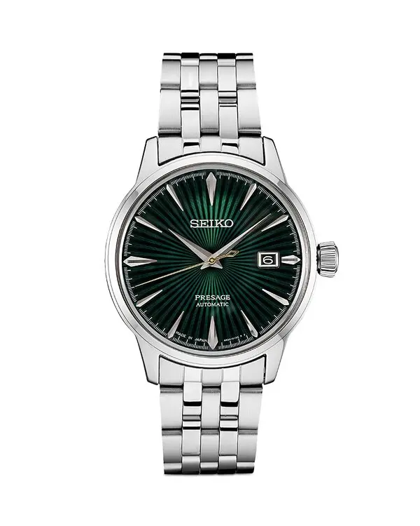SEIKO Presage Watch 40.5mm - Green/silver