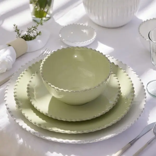 COSTA NOVA Pearl Salad Plate - Green