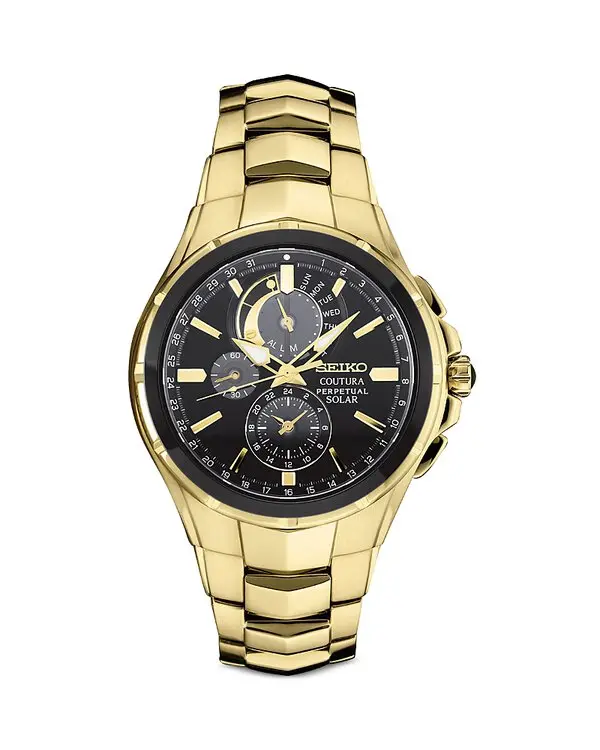 SEIKO Coutura Solar Chronograph 44.5mm - Gold