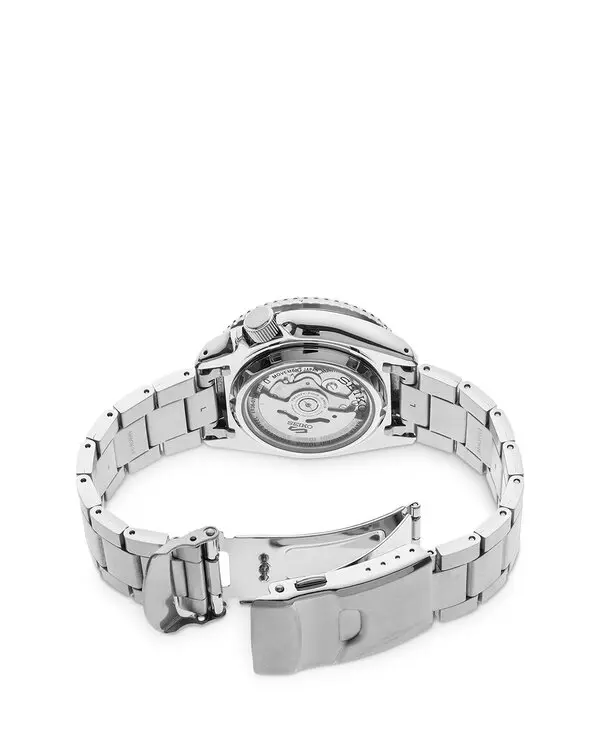 SEIKO 5 Automatic Sports Watch, 42.5mm - Orange/silver