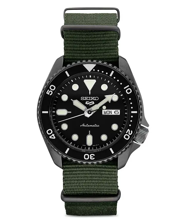 SEIKO 5 Sports 42.5mm Watch - Black