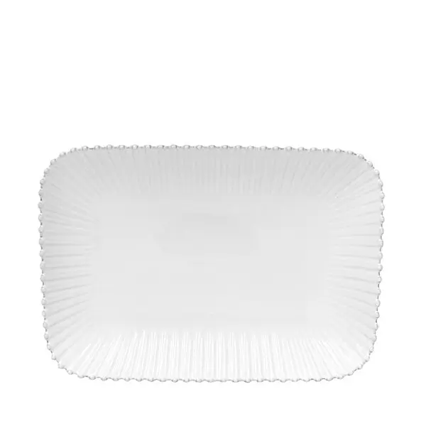 COSTA NOVA Pearl Rectangular Platter - White