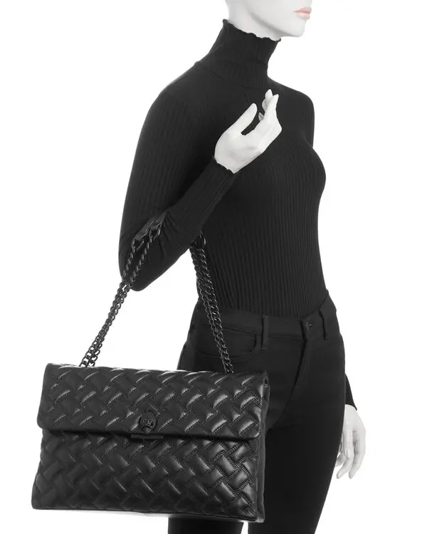 Kurt Geiger Kensington Drench Xxl Quilted Leather Shoulder Bag