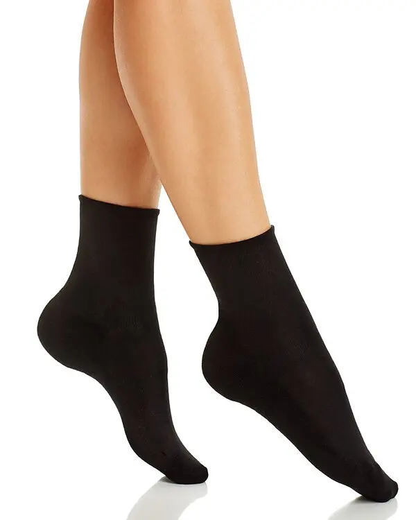 Hue Sporty Shortie Sneaker Socks - Black
