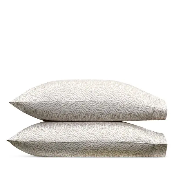 MATOUK Duma Diamond King Pillowcase, Pair - Dune