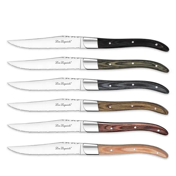 COUZON Lou Laguiole Louis Steak Knife, Set Of 6 - Multi