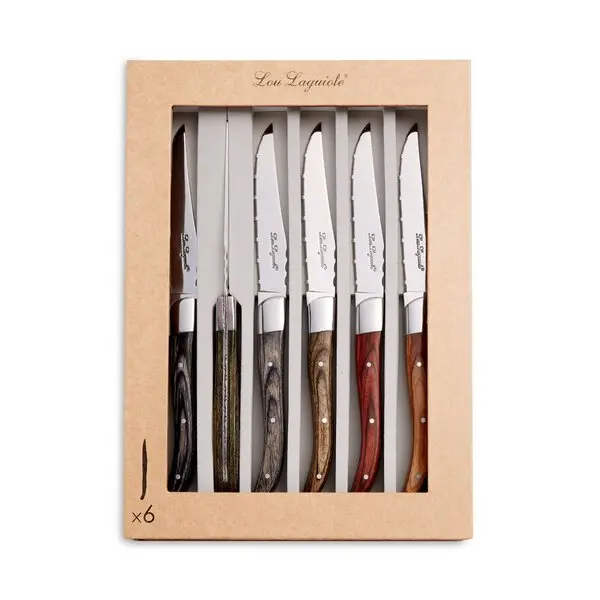 COUZON Lou Laguiole Louis Steak Knife, Set Of 6
