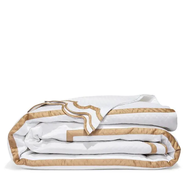 MATOUK Mirasol Matelasse Coverlet, King - Champagne
