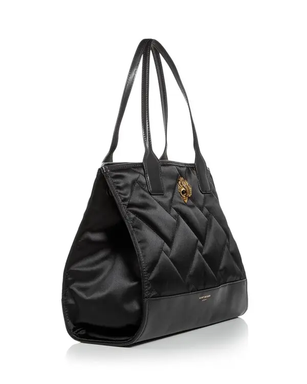 Kurt Geiger Recycled Square Shopper Tote - Black