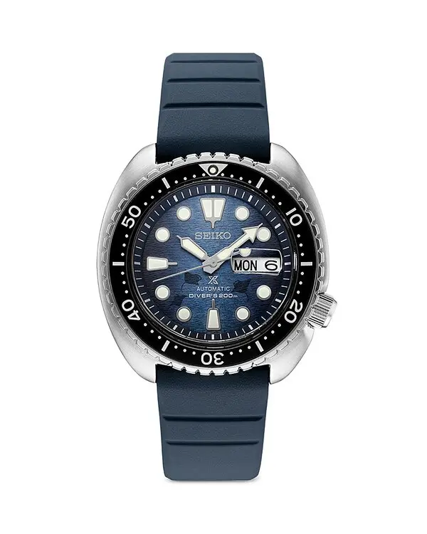 SEIKO Prospex Manta Ray 45mm Dive Watch - Blue/silver