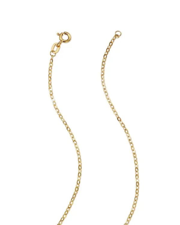 Bloomingdale'S 14k Yellow Flat Rolo Link Chain Necklace