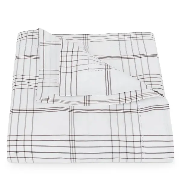 MATOUK August Plaid Duvet Cover, Full/queen - Sable