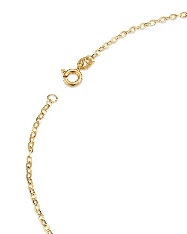 Bloomingdale'S Flat Rolo Link Chain Necklace In 14k Yellow