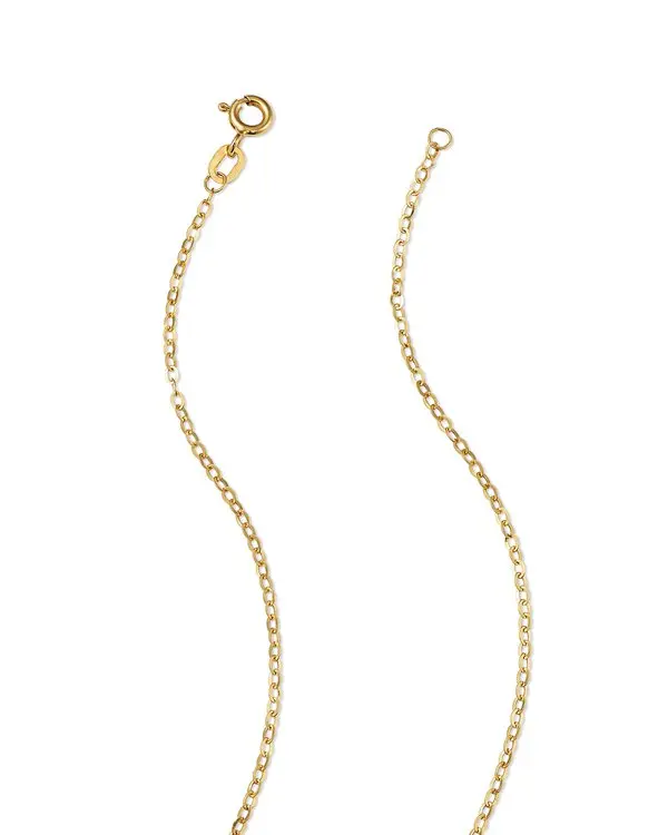 Bloomingdale'S Flat Rolo Link Chain Necklace In 14k Yellow