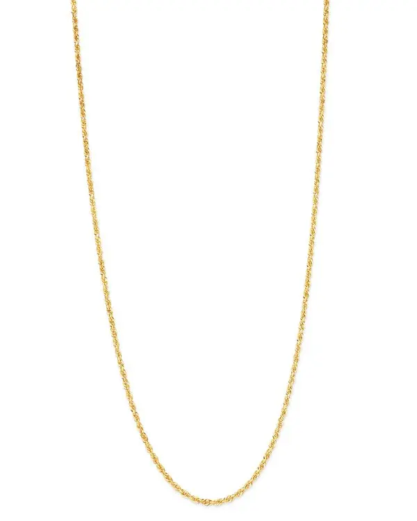 Bloomingdale'S 14k Yellow Glitter Chain Necklace - Gold