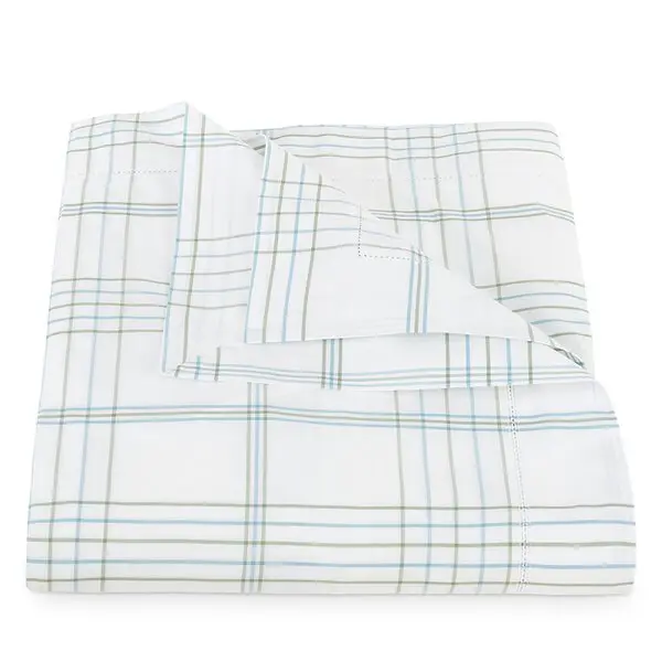 MATOUK August Plaid Duvet Cover, King - Sea