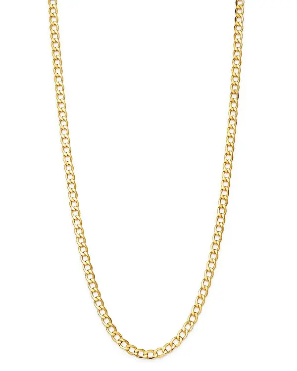 Bloomingdale'S 14k Yellow Curb Chain Necklace - Gold