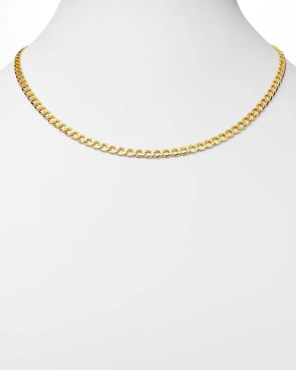 Bloomingdale'S 14k Yellow Curb Chain Necklace