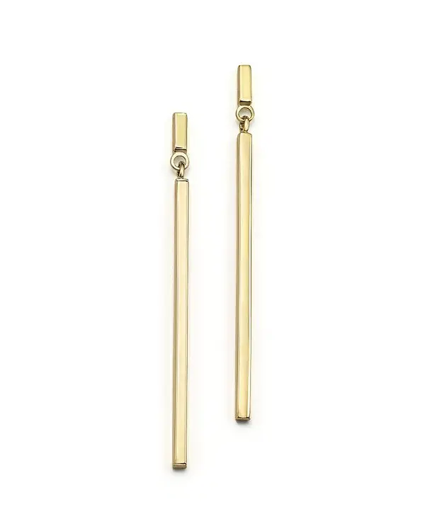 Bloomingdale'S 14k Yellow Square Stick Drop Earrings - Gold