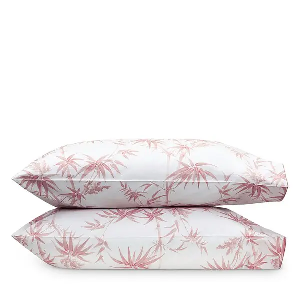 MATOUK Dominique King Pillowcases, Pair - Blush
