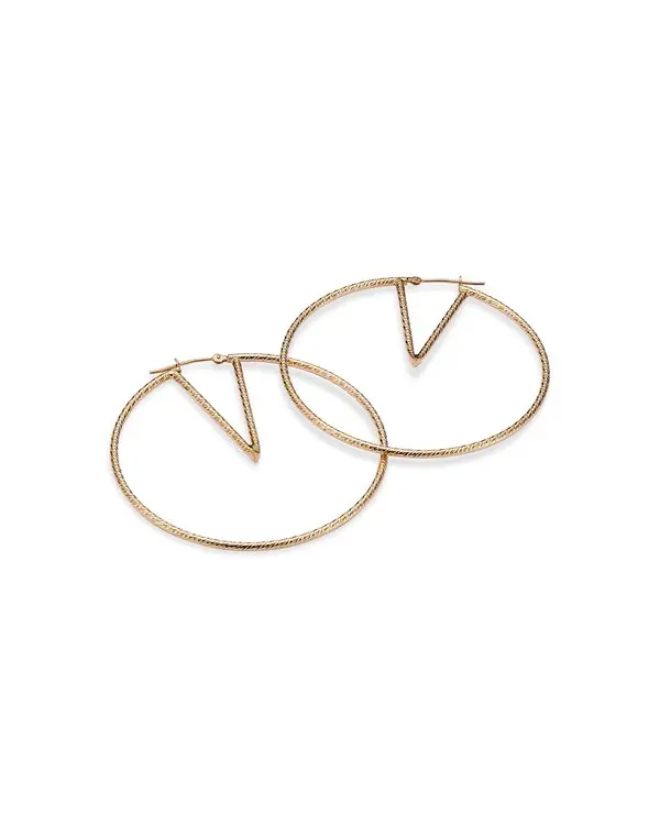 Bloomingdale'S 14k Yellow V-hoop Earrings
