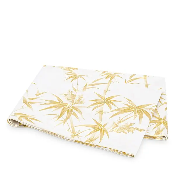 MATOUK Dominique Flat Sheet, King - Lemon