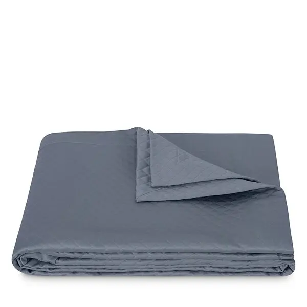MATOUK Petra Coverlet, King - Steel Blue
