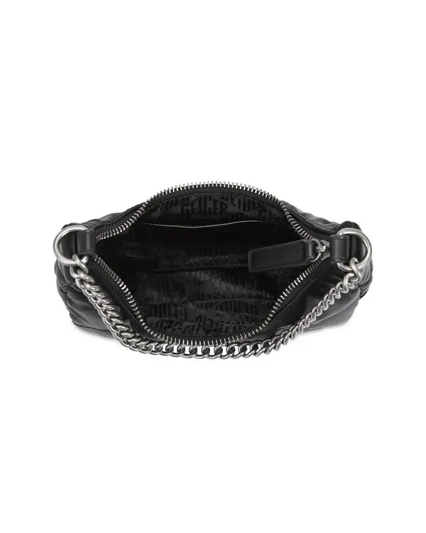 Kurt Geiger Multi Quilted Crossbody - Black/silver