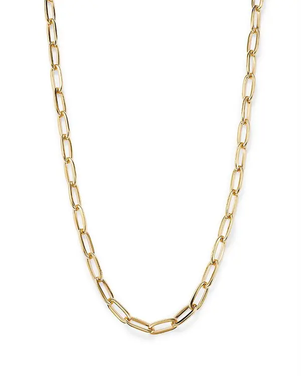 Bloomingdale'S 14k Yellow Oval Link Chain Necklace, 18 - Gold