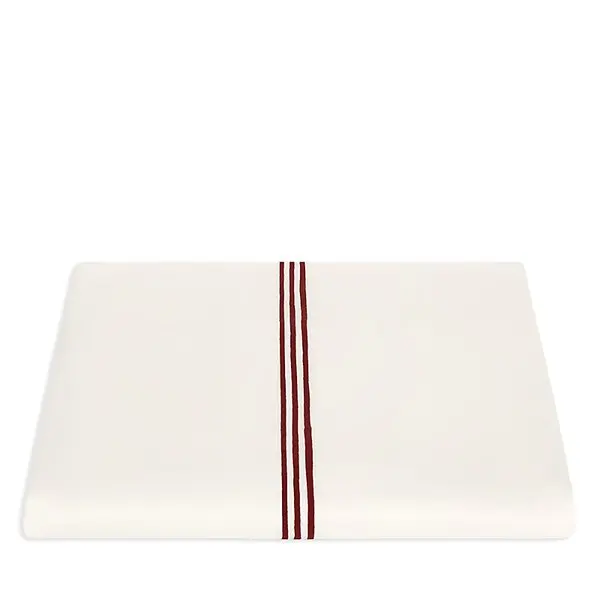 MATOUK Bel Tempo Nocturne Duvet Cover, Full/queen - Ivory/red