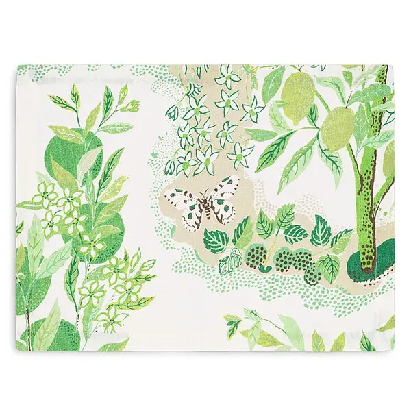MATOUK Citrus Garden Placemats, Set Of 4 - Grass