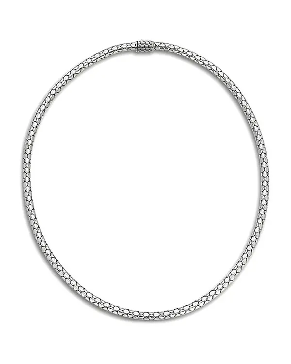John Hardy Sterling Dot Chain Necklace - Silver