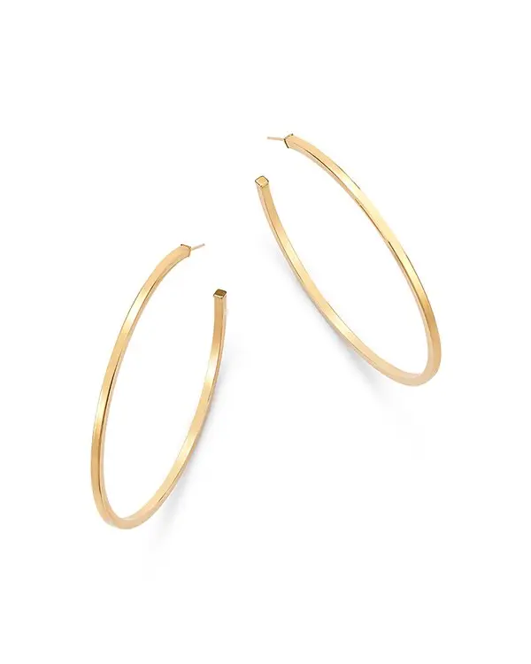 Bloomingdale'S 14k Yellow Square Tube Hoop Earrings - Gold