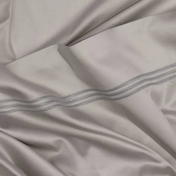 MATOUK Bel Tempo Nocturne Flat Sheet, King - Silver
