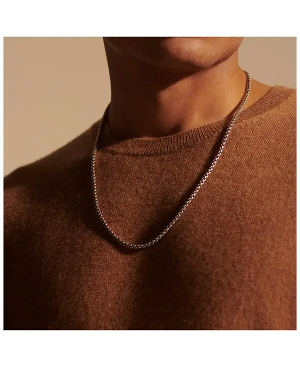 John Hardy Sterling Naga Box Chain Necklace