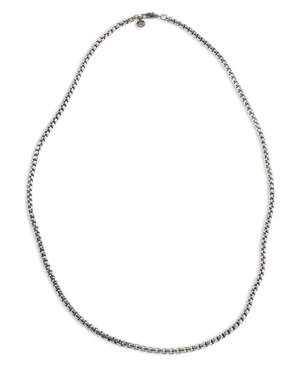 John Hardy Sterling Naga Box Chain Necklace