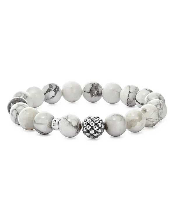 Lagos Sterling Silver Maya Bracelet - Howlite