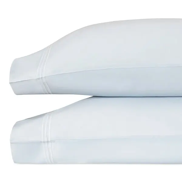 MATOUK Bel Tempo Nocturne Standard Pillowcase, Pair - Blue
