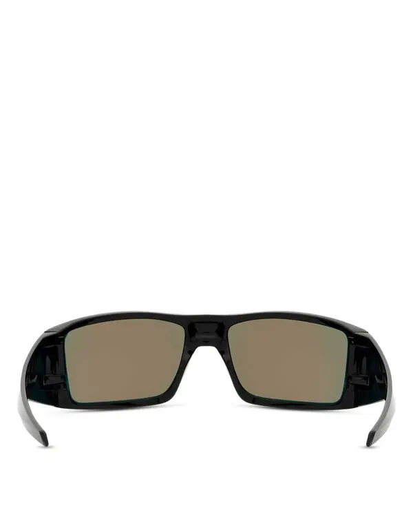 Oakley Heliostat Rectangular Sunglasses - Black/red Gradient